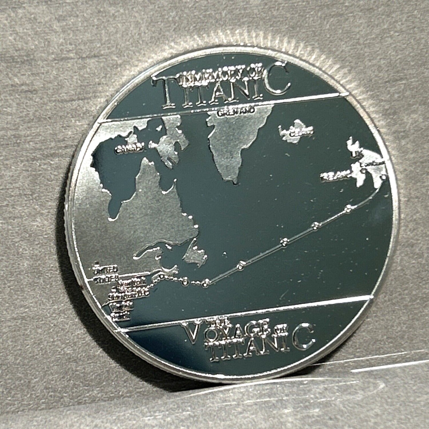 TITANIC COMMEMORATIVE Challenge Coin 2 TONE -IN STOCK SHIPS IN 24HRS-USA!