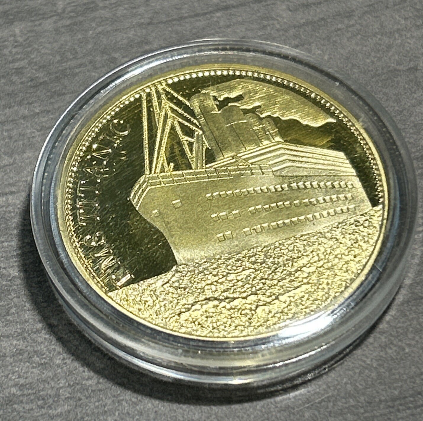 TITANIC COMMEMORATIVE Challenge Coin GOLD VERSION-IN STOCK SHIPS IN ...