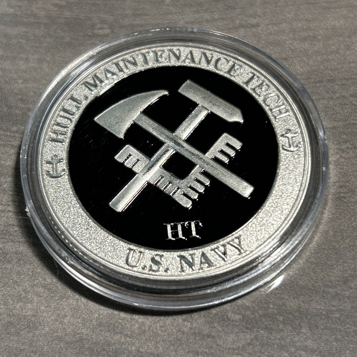 US NAVY HULL MAINTENANCE TECH (HT) Challenge Coin IN STOCK-SHIPS IN 24 HRS!