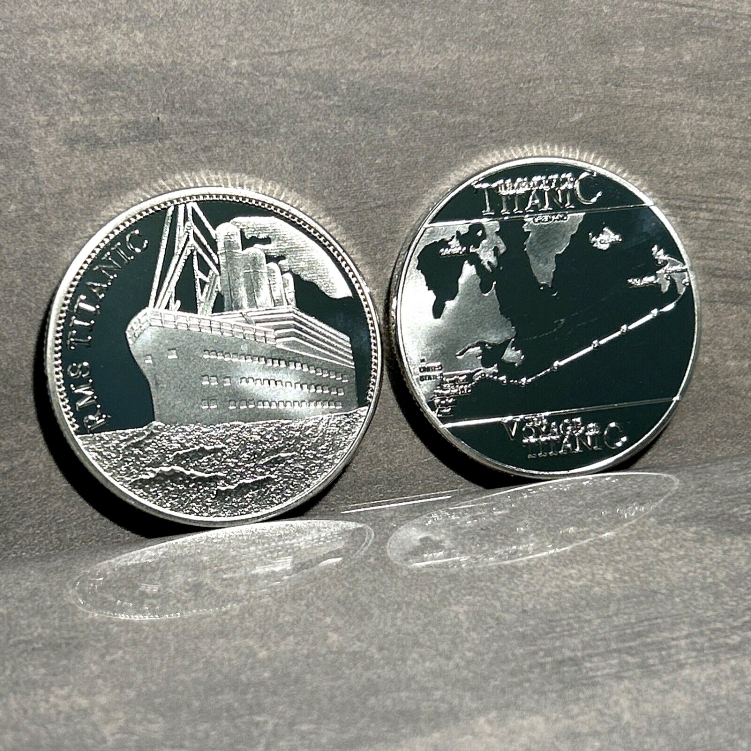 TITANIC COMMEMORATIVE Challenge Coin SILVER VERSION-IN STOCK SHIPS IN ...