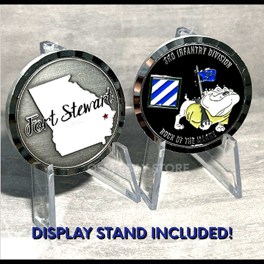 US Army 3rd Infantry Division Rock of the Marne Challenge Coin 1.75” FT ...