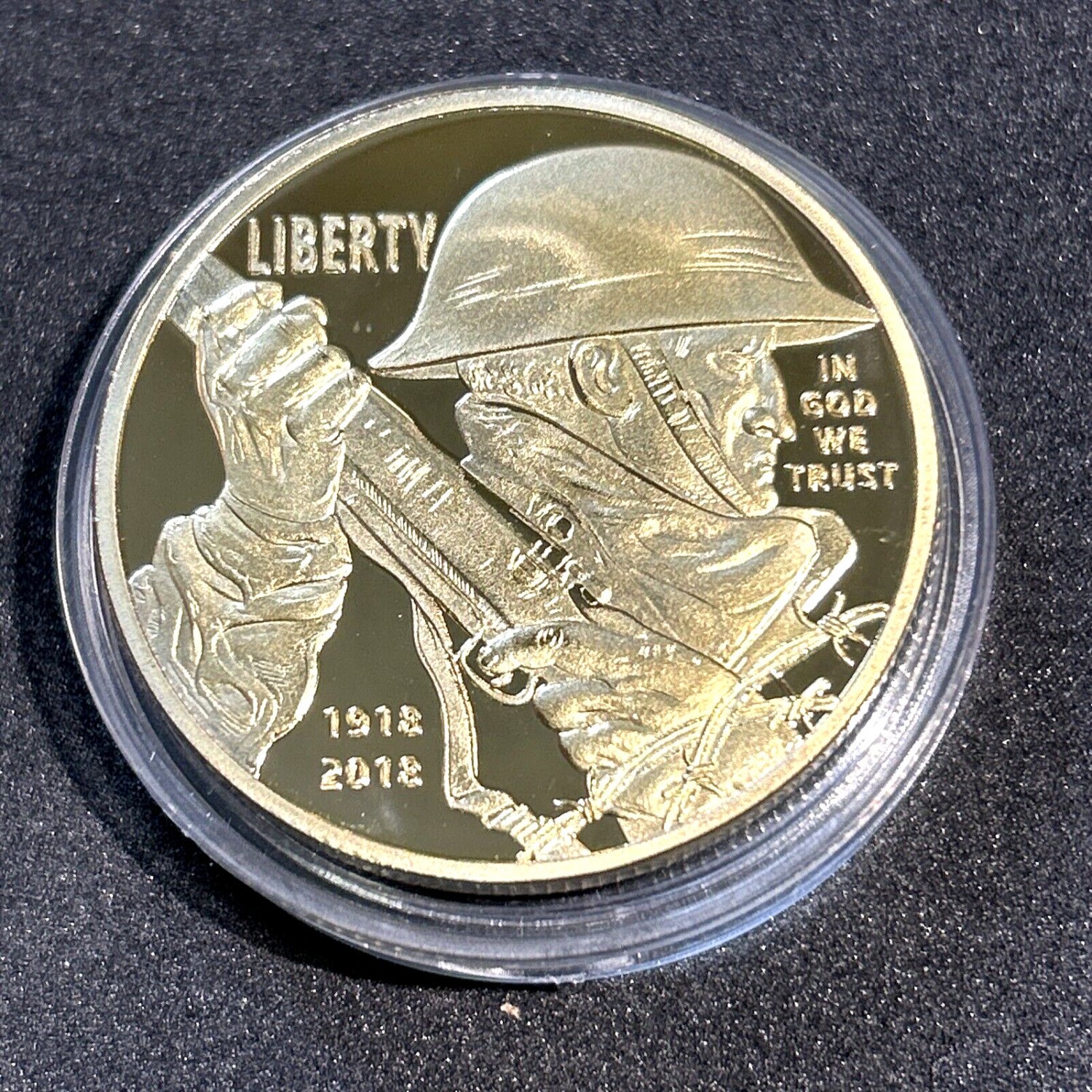 CHALLENGE COIN US ARMY WW1 100 YEAR CENTENNIAL MEMORIAL Great Gift!