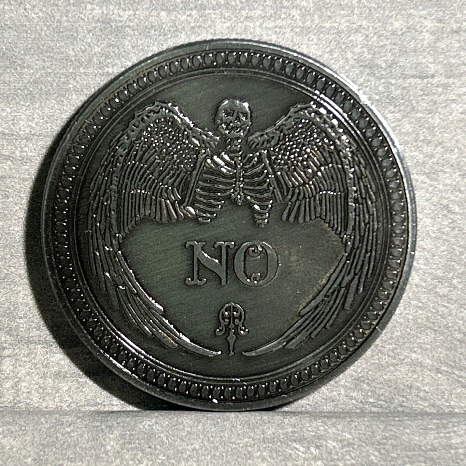 10 PACK Ouija Yes/No SKELETON Lucky Fortune Teller Flip Challenge Coin ...