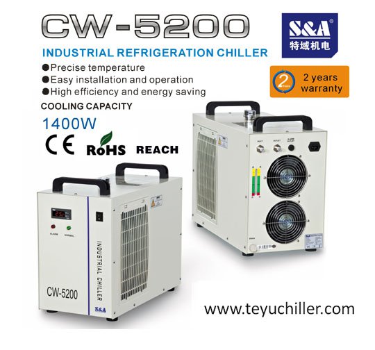 S&A chiller CW-5200 for LED uv curing system