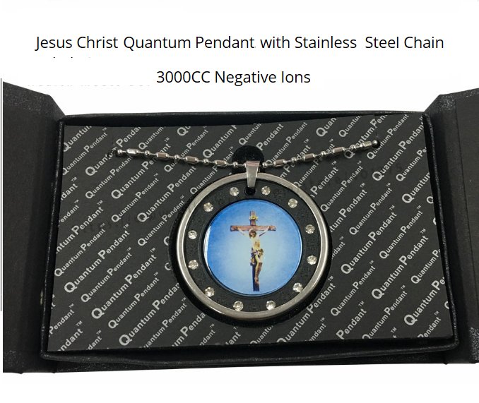 Jesus Christ Quantum Scalar Energy Pendant with Stainless Steel Chain ...