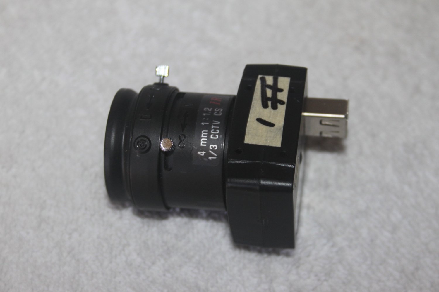 firefly MV FFMV-03M2M IEEE-1394 Camera w Tamron 13FM04IR 1/3" 4mm F/1.2 ...