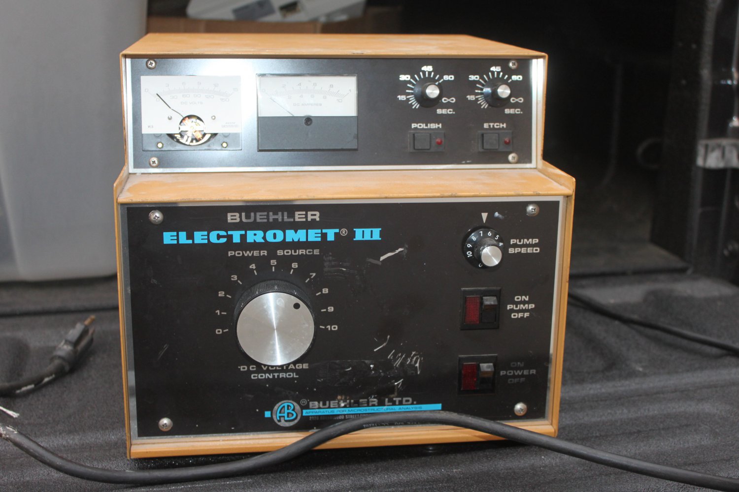 BUEHLER ELECTROMET III POLISHER POWER SUPPLY (v) 11-16