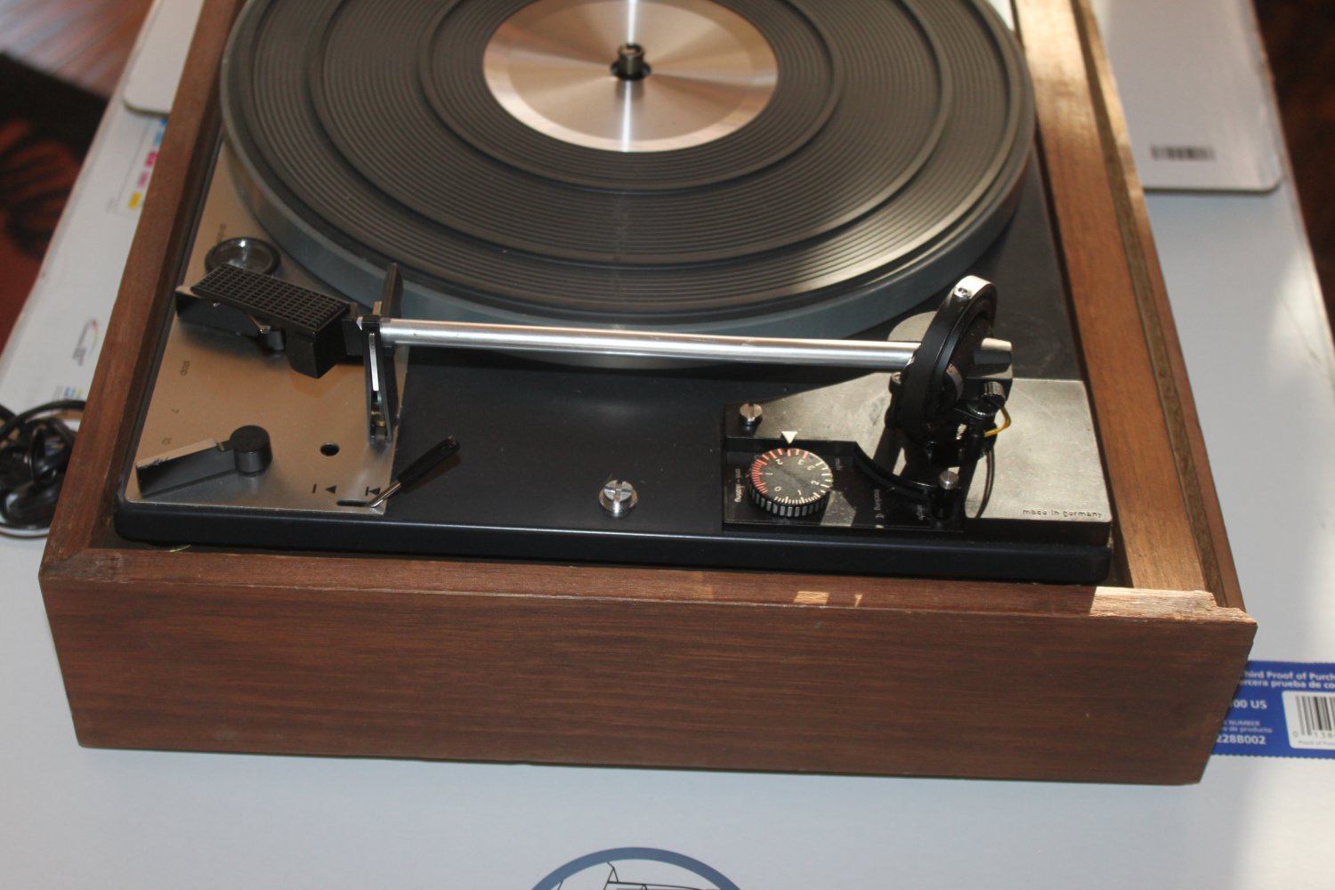 Dual 1229 Turntable -Parts /Repair - powers on/ platter & motor spins ...
