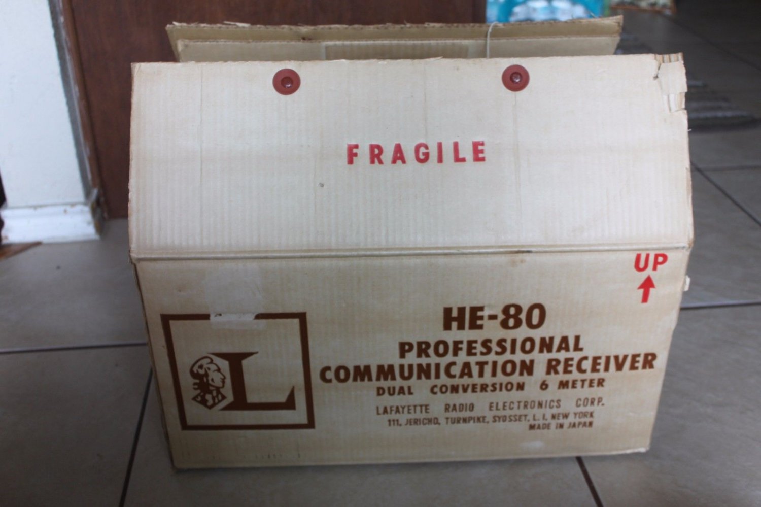 Lafayette HE-80 shortwave radio -Excellent Boxed Condition- Powers On ...