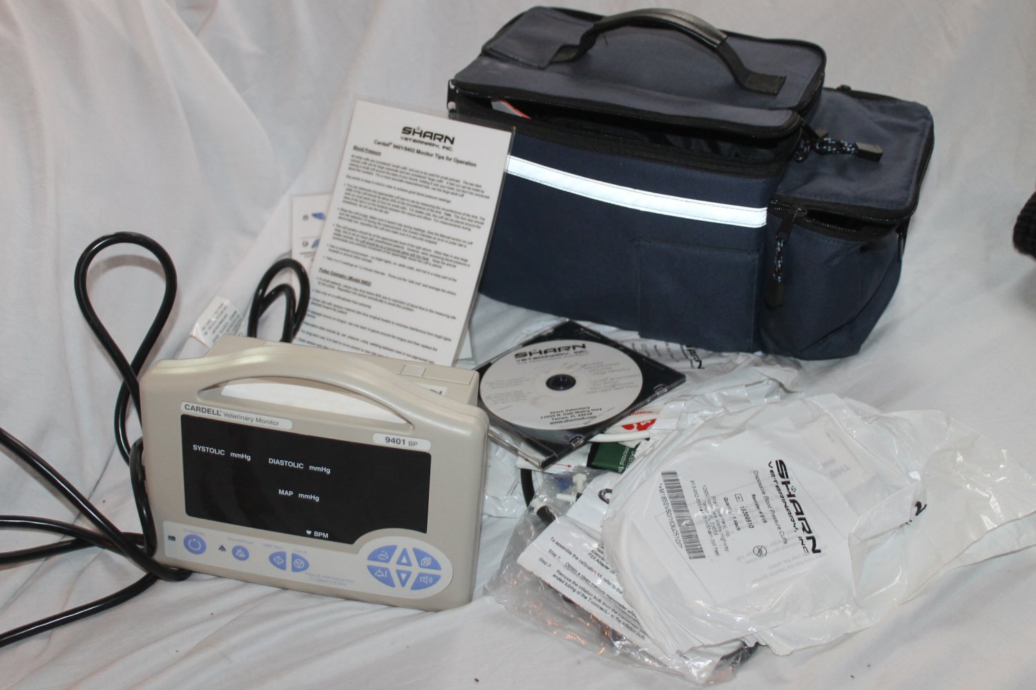 Cardell Midmark Model 9401 BP Veterinary Patient Monitor Works-Good ...