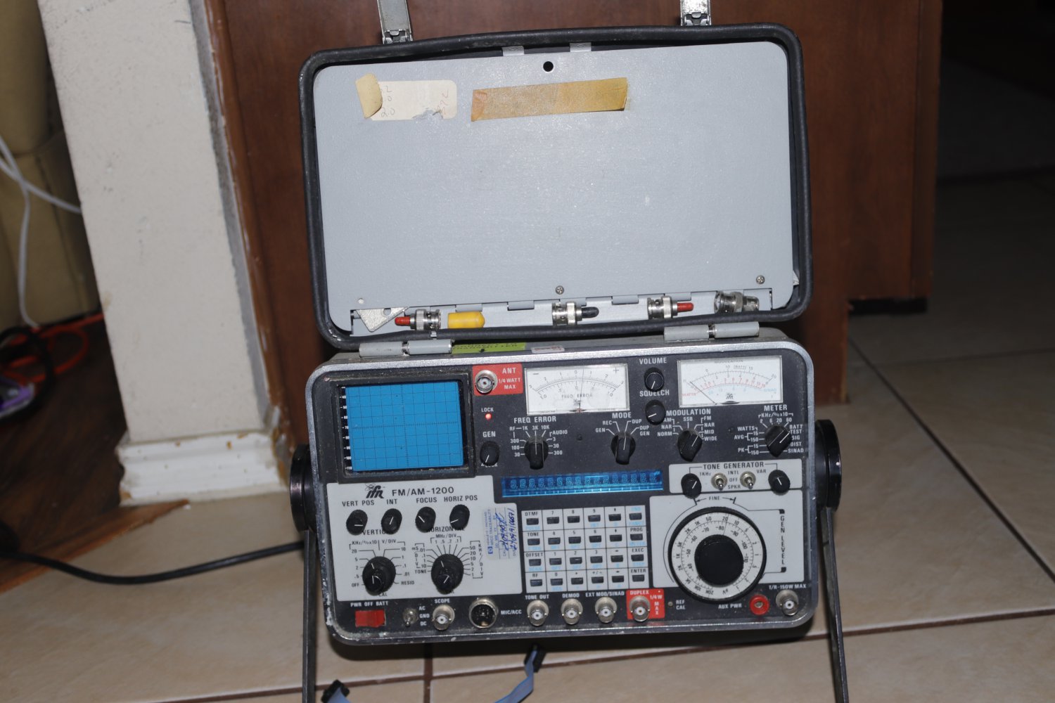 Aeroflex IFR 1200 AM/FM Spectrum Analyzer Communication Service Monitor ...