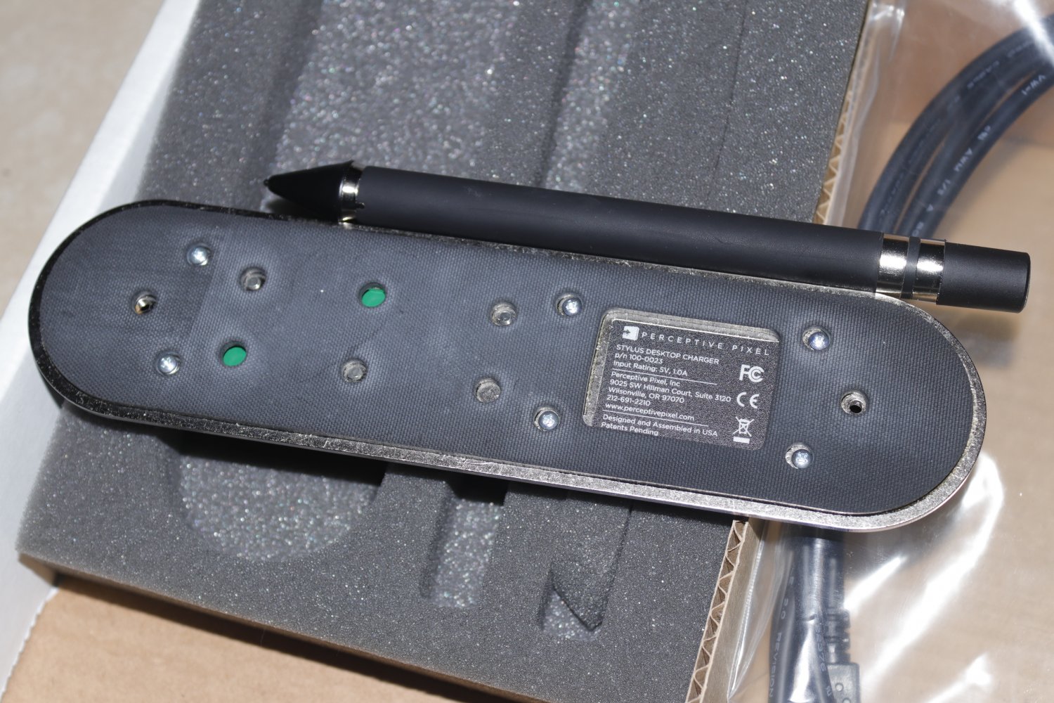 Microsoft perceptive pixel monitor stylus 6FV-00016 works ultra rare 2/ ... Microsoft perceptive pixel monitor stylus 6FV-00016 works ultra rare 2/ ...