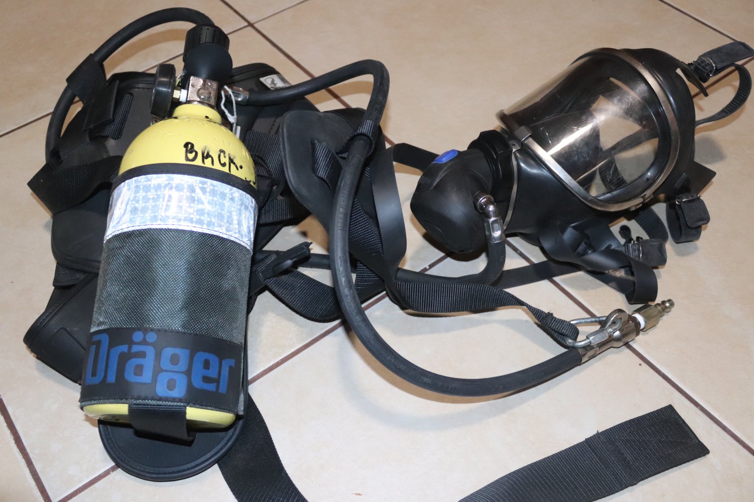 drager Pas Colt 5 4057539 Supplied Air System Min respirator with tank ...