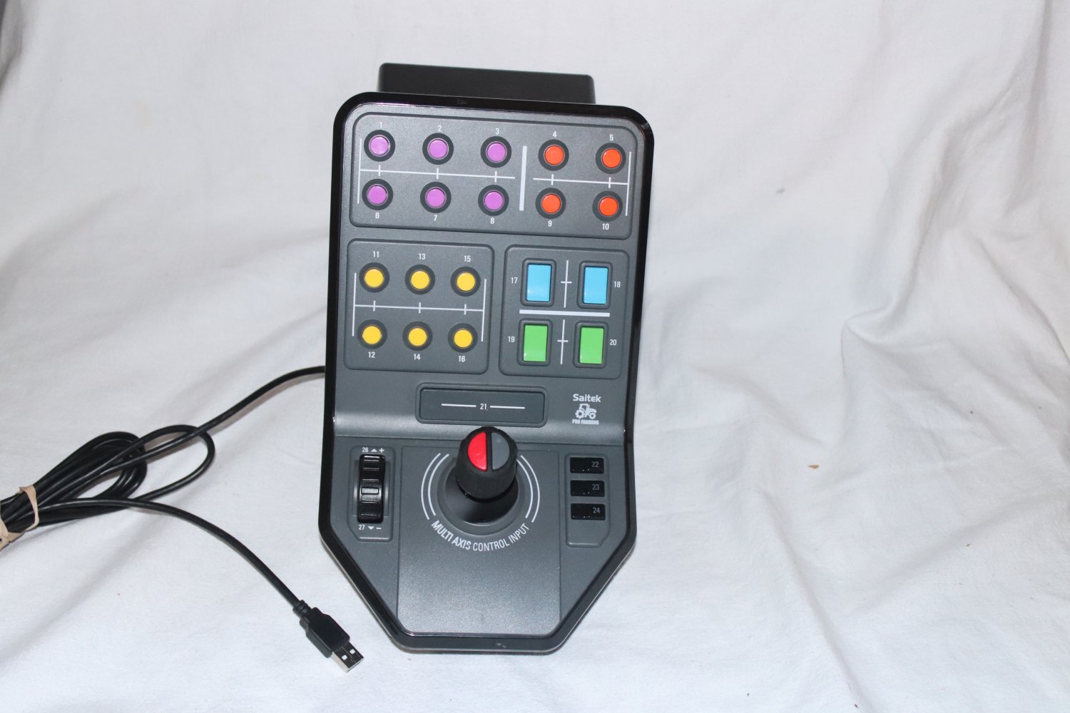 Saitek 43216 Farming Simulator side panel controller mint Ultra rare #2B