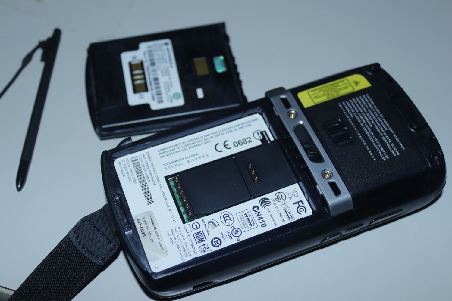 MOTOROLA MC55 MC5590-PU0DUQQA7WR Mobile Wireless Barcode Scanner No Plug 2c