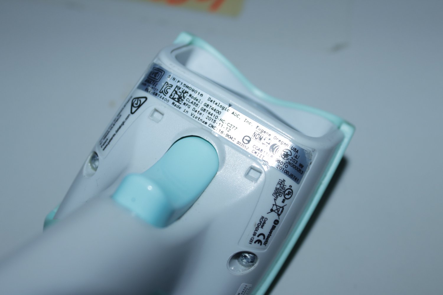 Datalogic GBT4400 Gryphon 2D Wireless HandHeld BarCode Scanner W Good ...