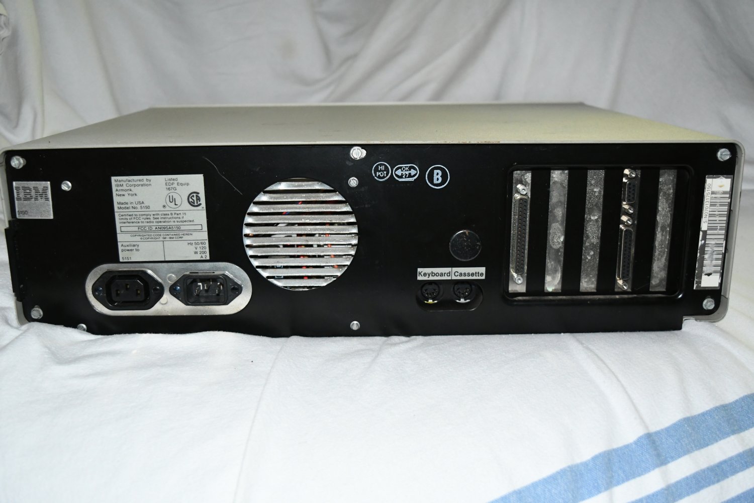 Vintage Computercraft Ibm 5150 Pc For No Power Repair 515 11 21