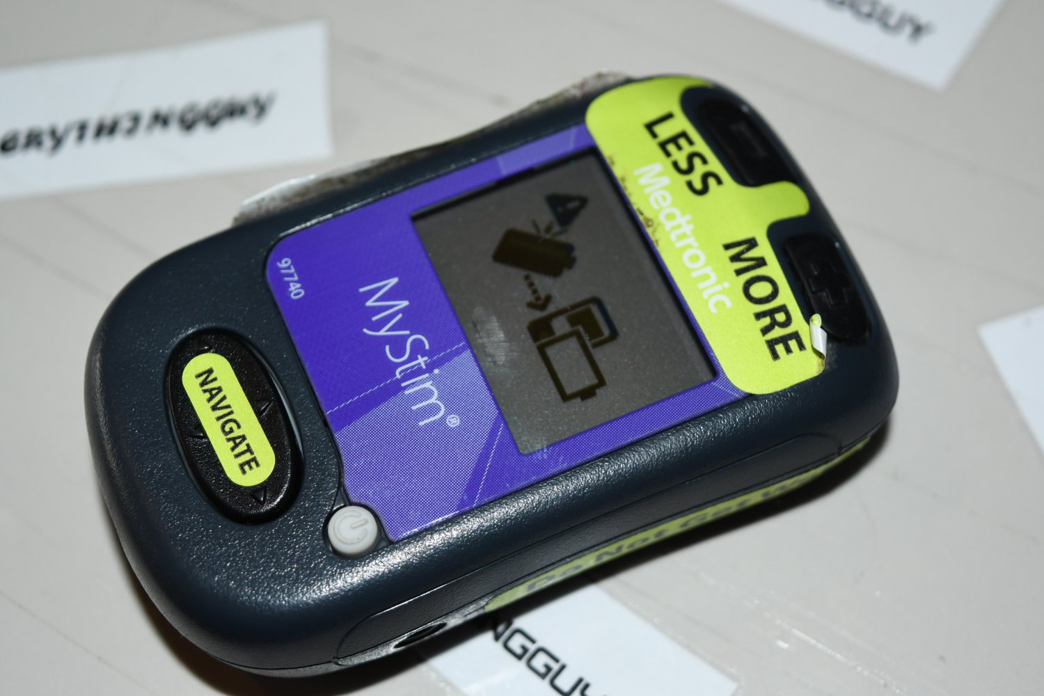 Medtronic 97740 MyStim Patient Programmer Neurostimulator main unit ...