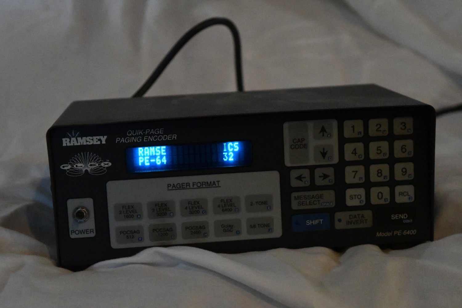 RAMSEY PE-6400 Quick-Page Paging Encoder rare- excellent condtion 516C 8/21