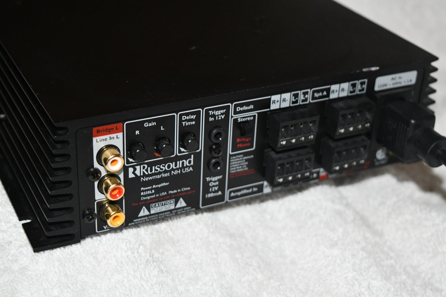 Russound Model R235LS 35WPC 2 Channel Bridgeable Power Amplifier w6