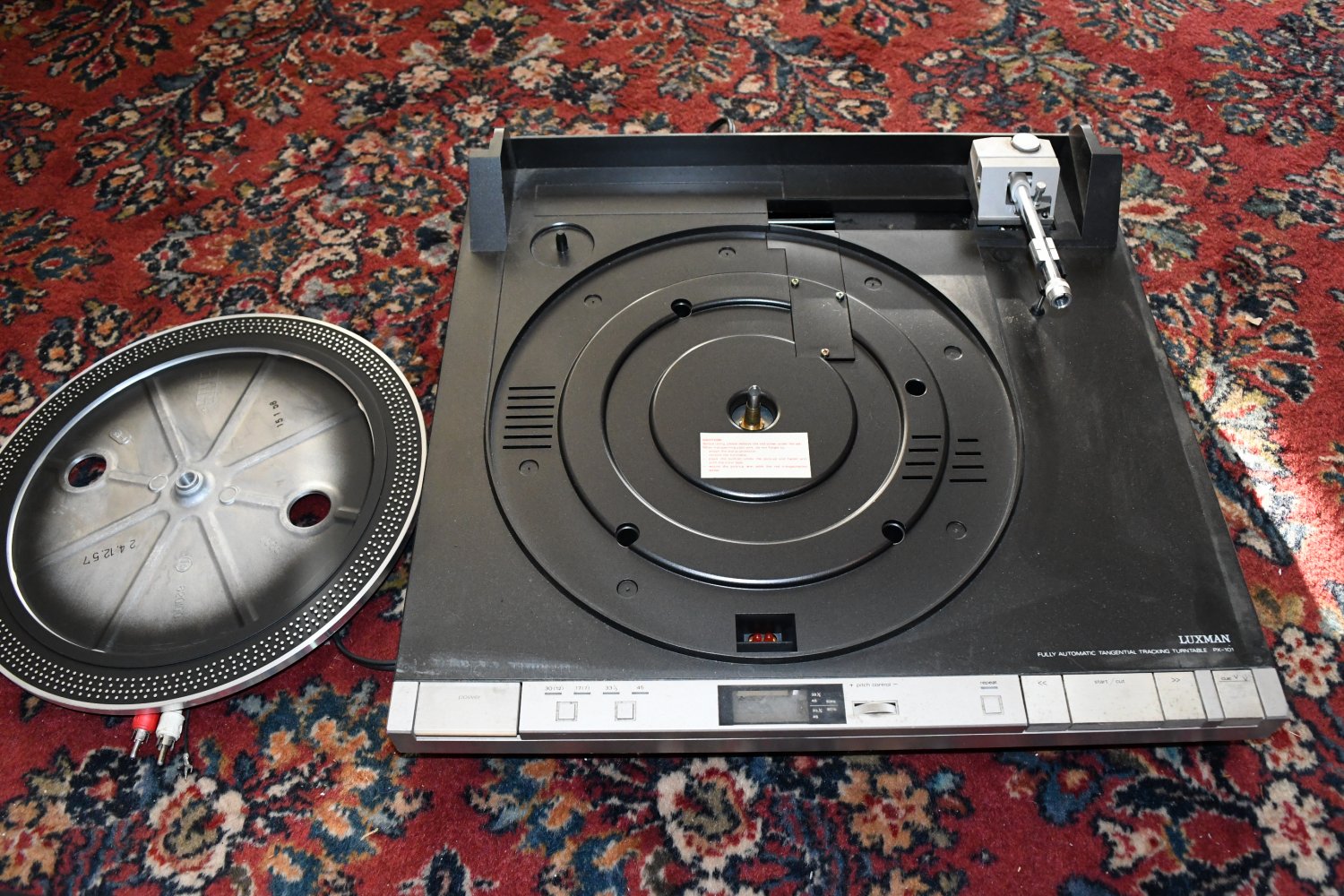 Luxman Direct Drive Turntable PX-101 for repair parts restore only as ...