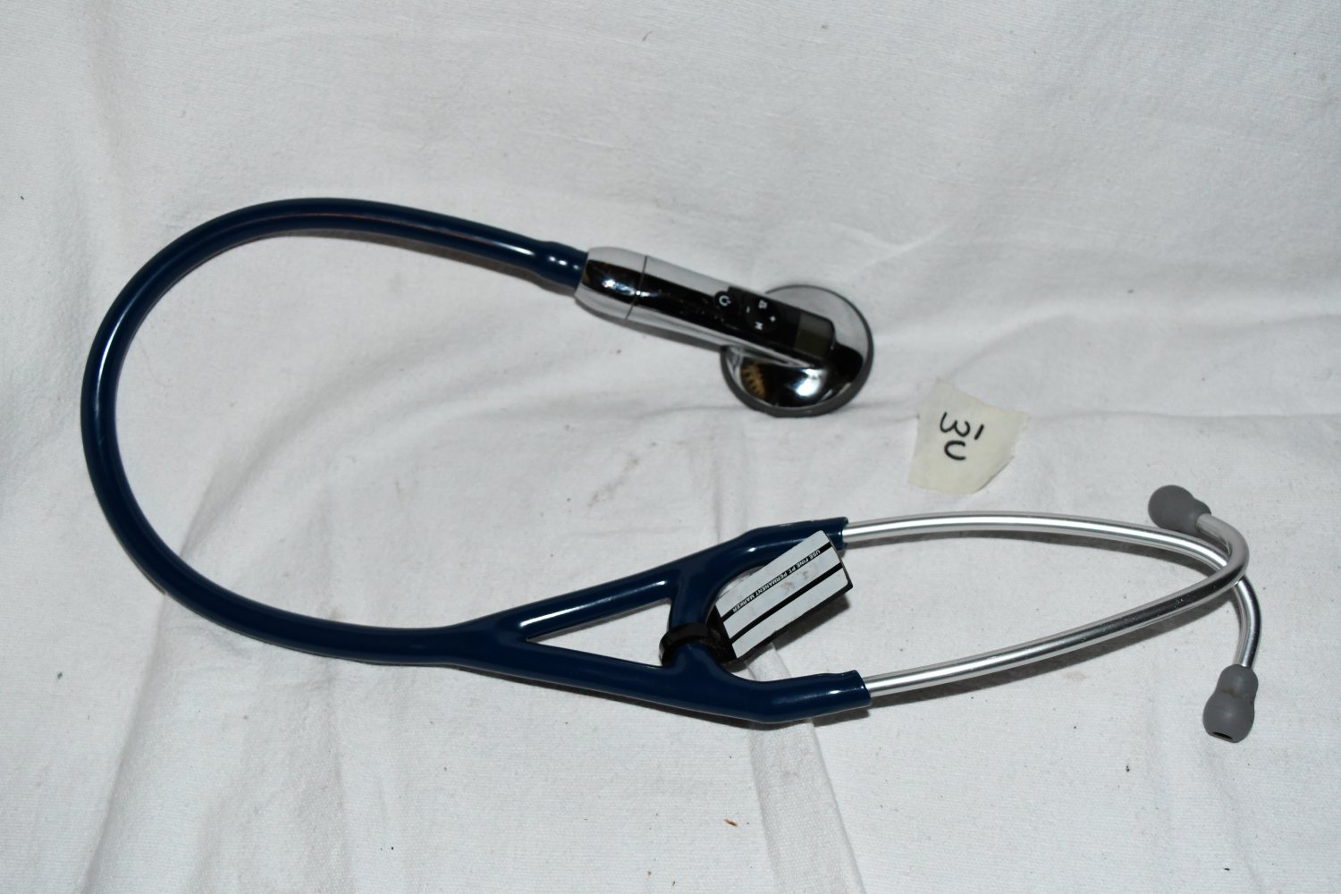 3M™ Littmann® Electronic Model 3100 Stethoscope, Dark Blue Rare 1C