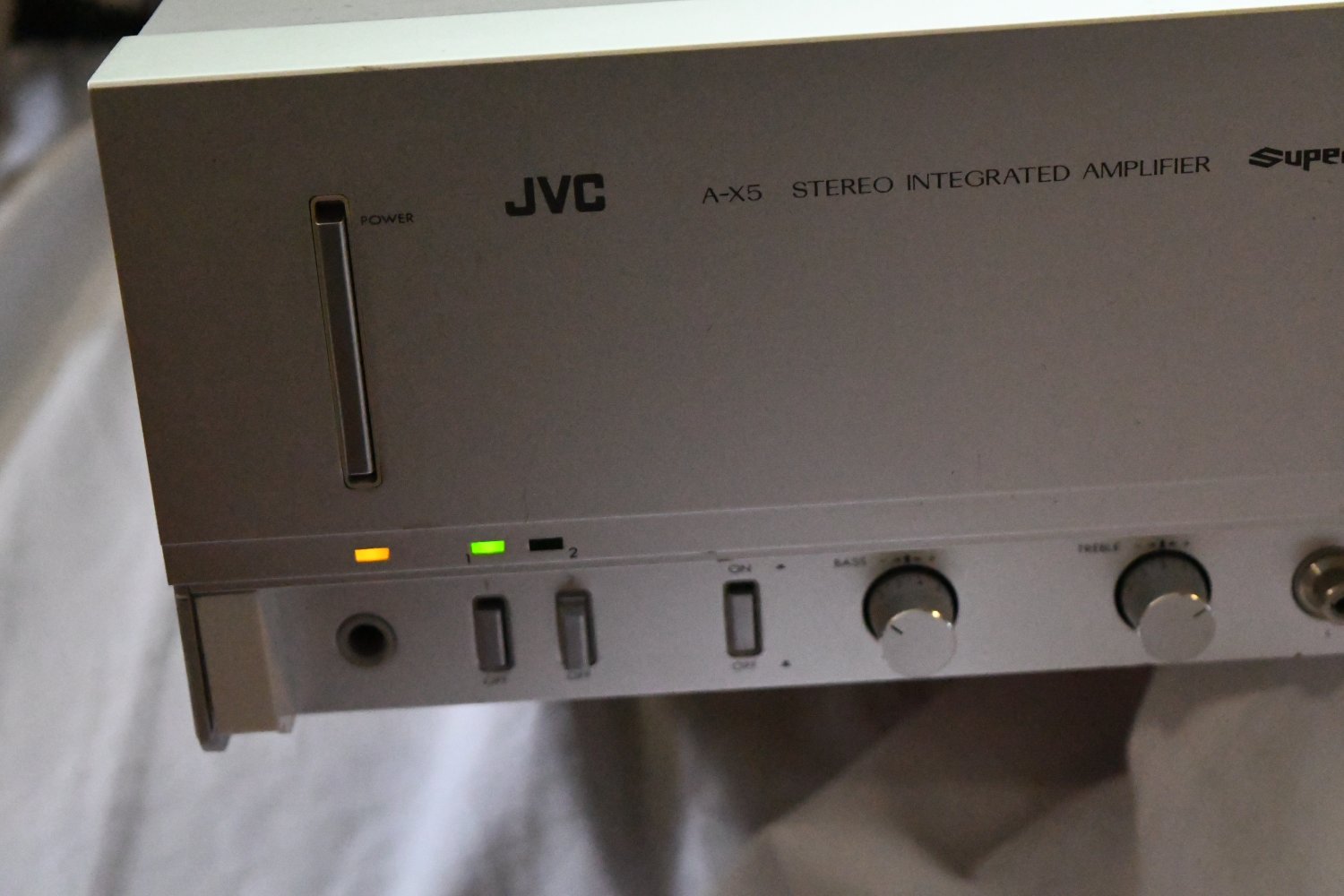 JVC Model A-X5 Super-A Integrated Amplifier POWERS ON AS IS VERY RARE 515B3