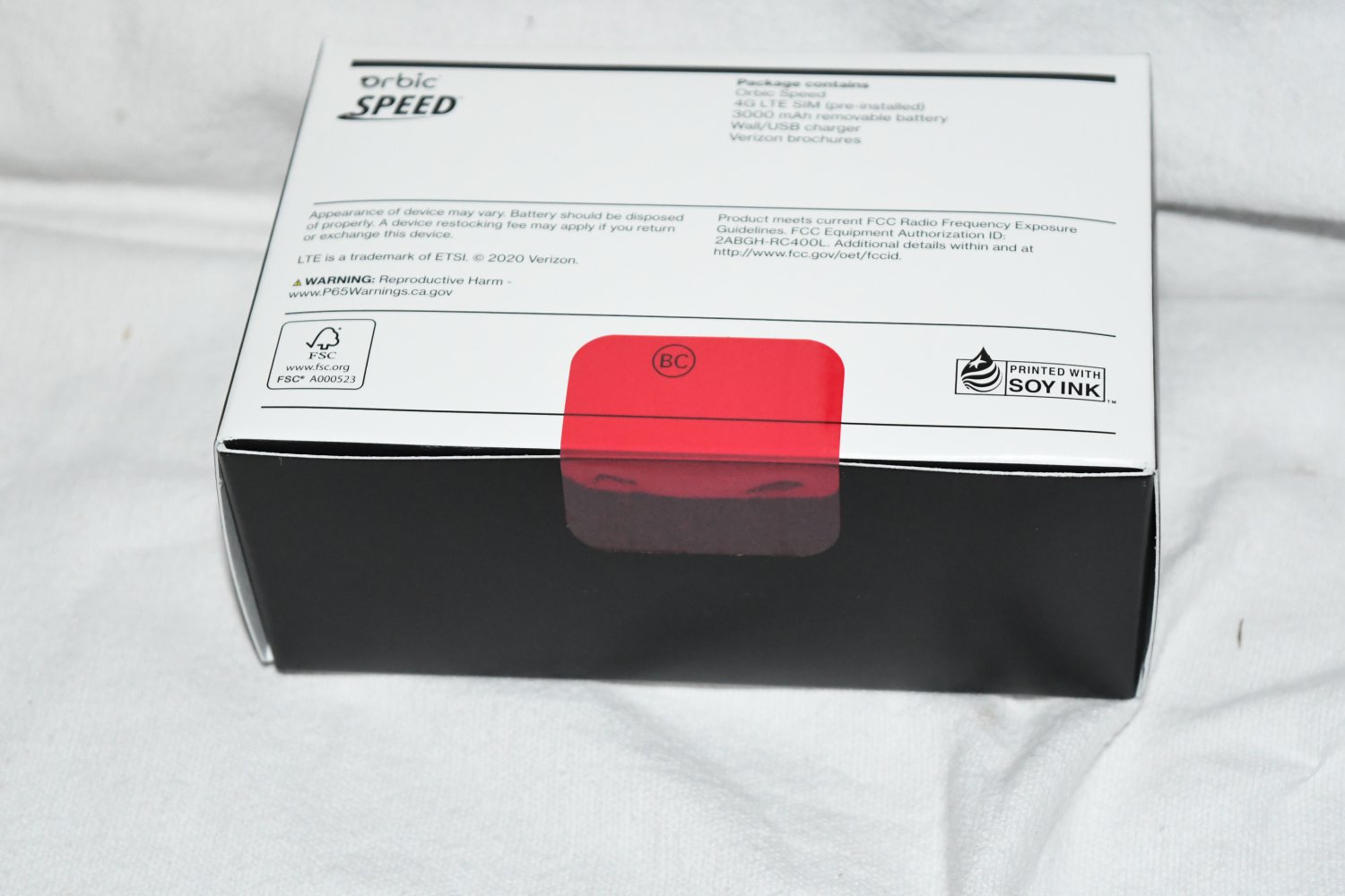 Verizon Orbic Speed ORB400LBVZRT RC400L Mobile Wi-Fi Hotspot 4G LTE New