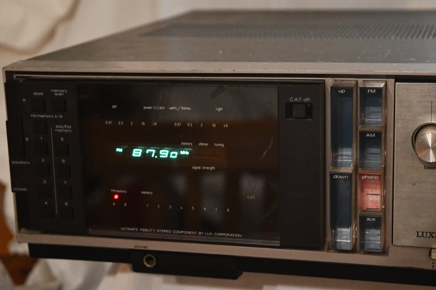 Luxman RX-101 Stereo Receiver powers on Estate sale find as is Rare 515b