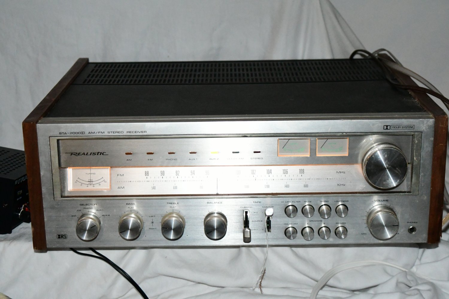 Radio Shack Vintage 1979 REALISTIC STA-2000D Receiver Amplifier Works 515b3