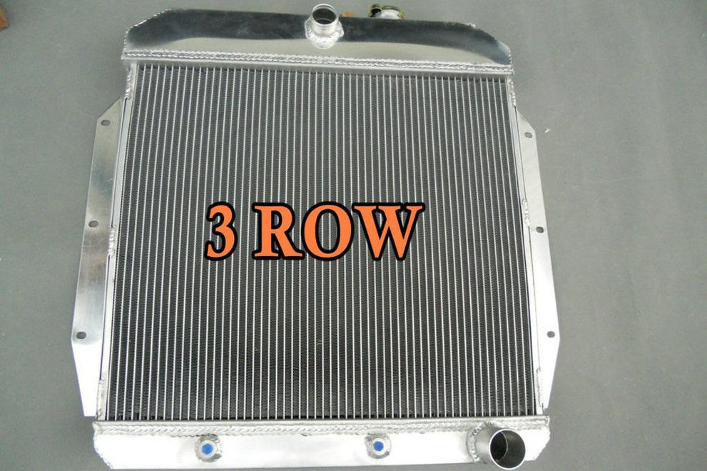 3 Rows for Chevy GMC Truck Pickup 1955 1956 1957 1958 1959 Aluminum ...