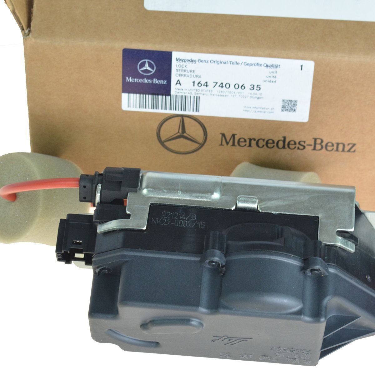 OEM 1647400635 Lock Latch with Actuator Lift Gate Mounted for Mercedes ...