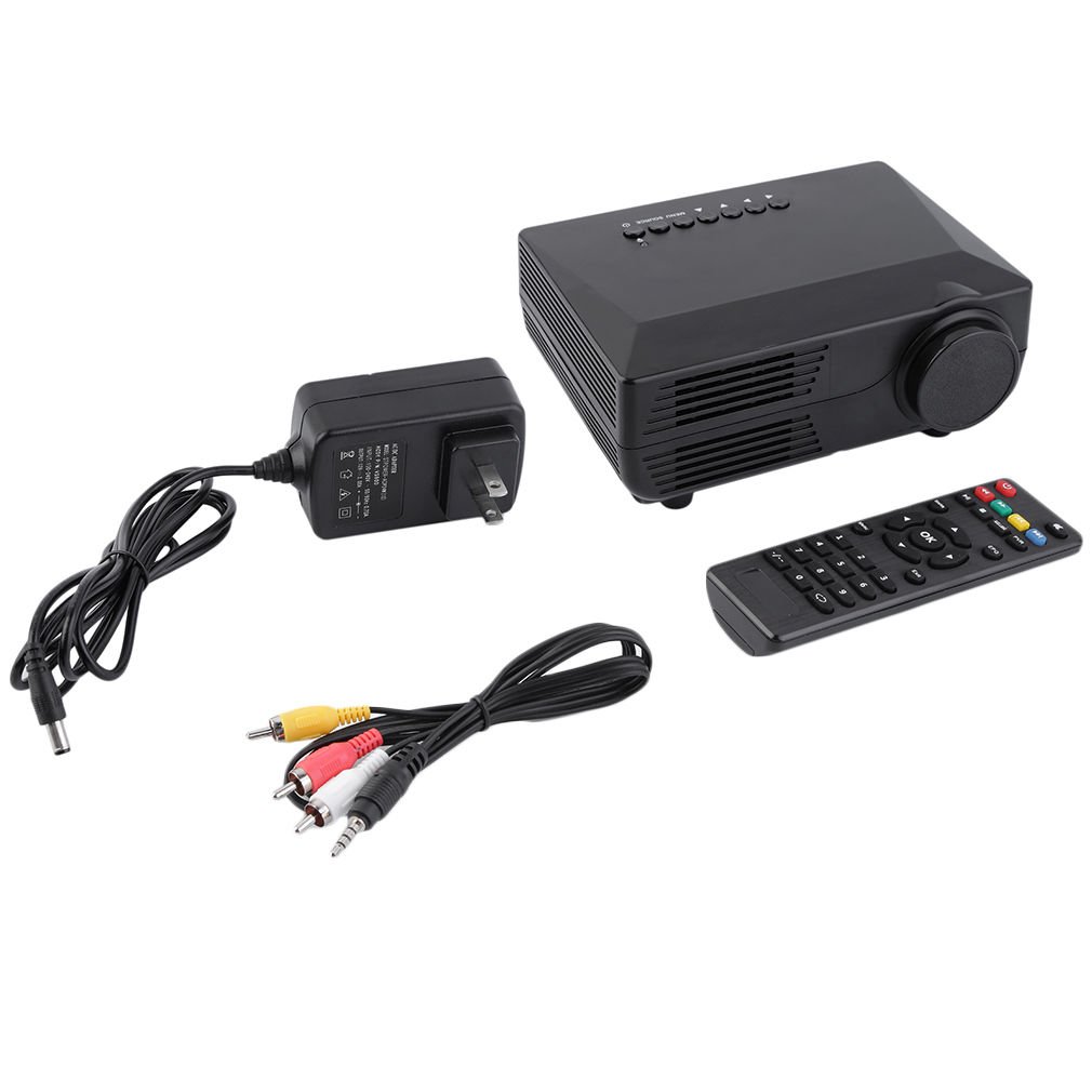 New Mini HD LED Multimedia Projector VGA USB AV HDMI DVD Home Cinema ...