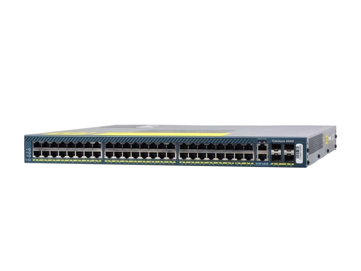 Genuine Cisco Catalyst 4948 48 Port 1U Gigabit Switch WS-C4948-S