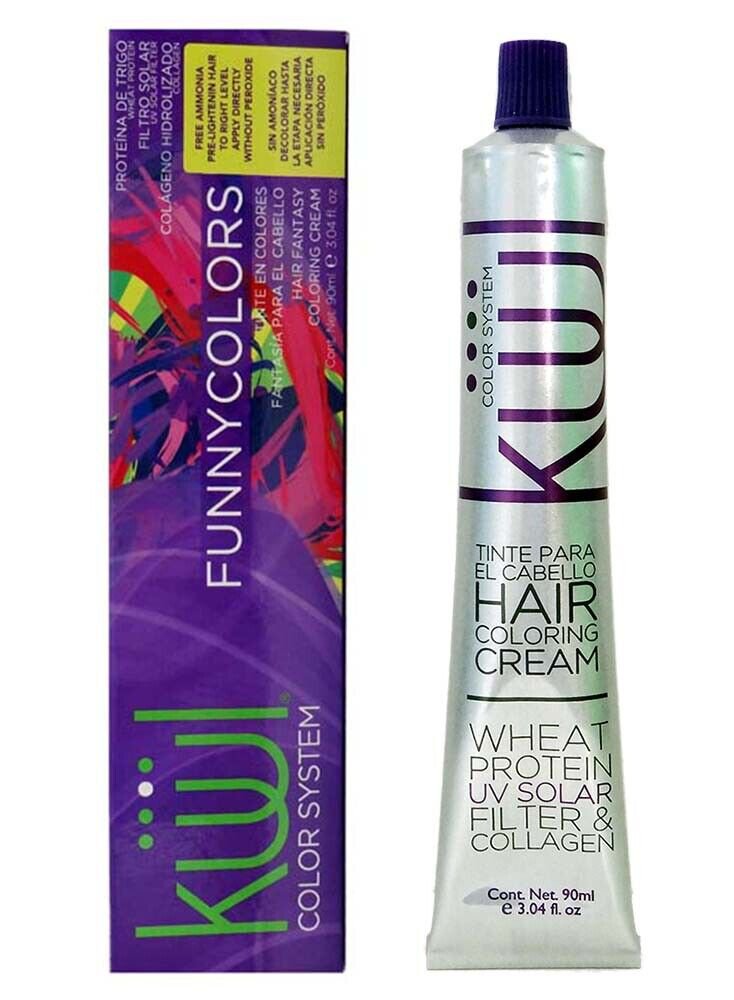 Kuul Color System Funny Colors - Hair Fantasy Coloring Cream 3 oz (Pack ...
