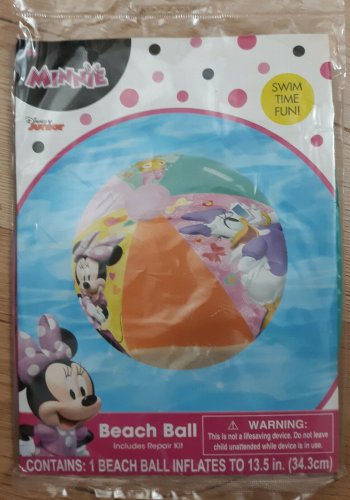 NEW DISNEY Junior Minnie Mouse Beach Ball Daisy Duck Blow Up Age 3+ NIP