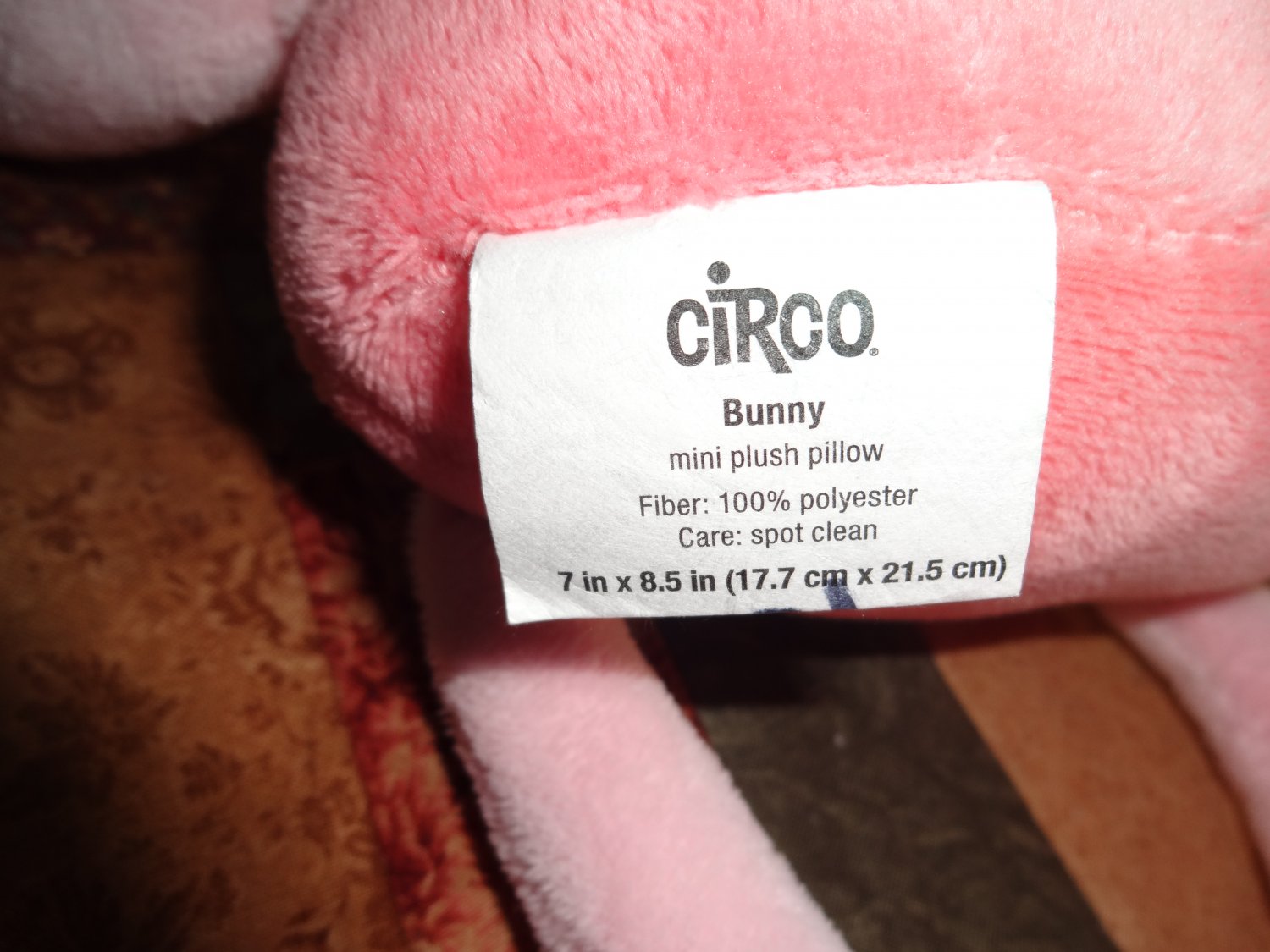 Target CIRCO Pink Bunny Rabbit Mini Plush Soft Stuffed Baby Lovey Toy ...