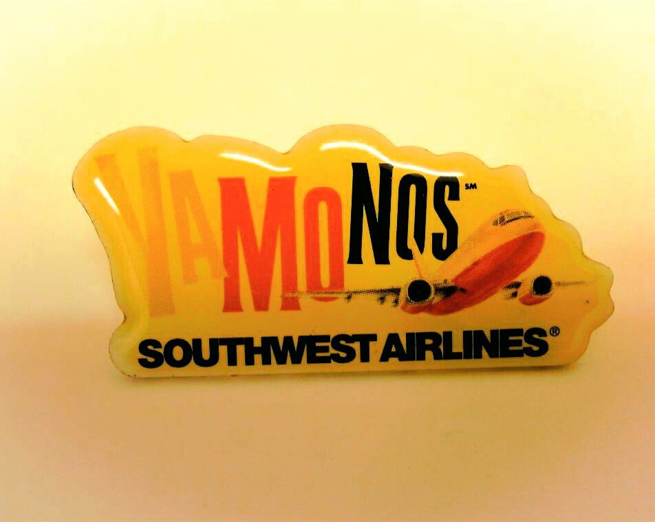 Vintage SOUTHWEST AIRLINES Pin airplane aeroplane Lapel pin