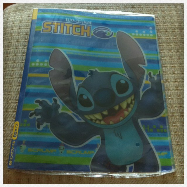 Japan Disney Stitch Folder (26 holes) KAWAII