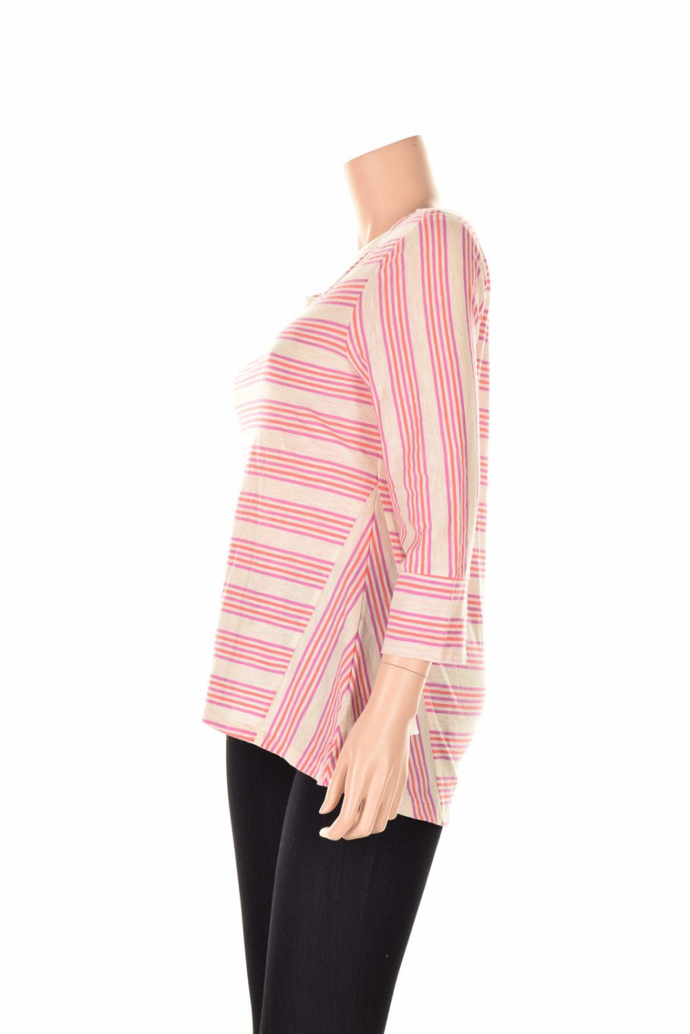 Maison Jules Maison Jules Striped Top Sunkist Coral M ( Size ) Women'S ...