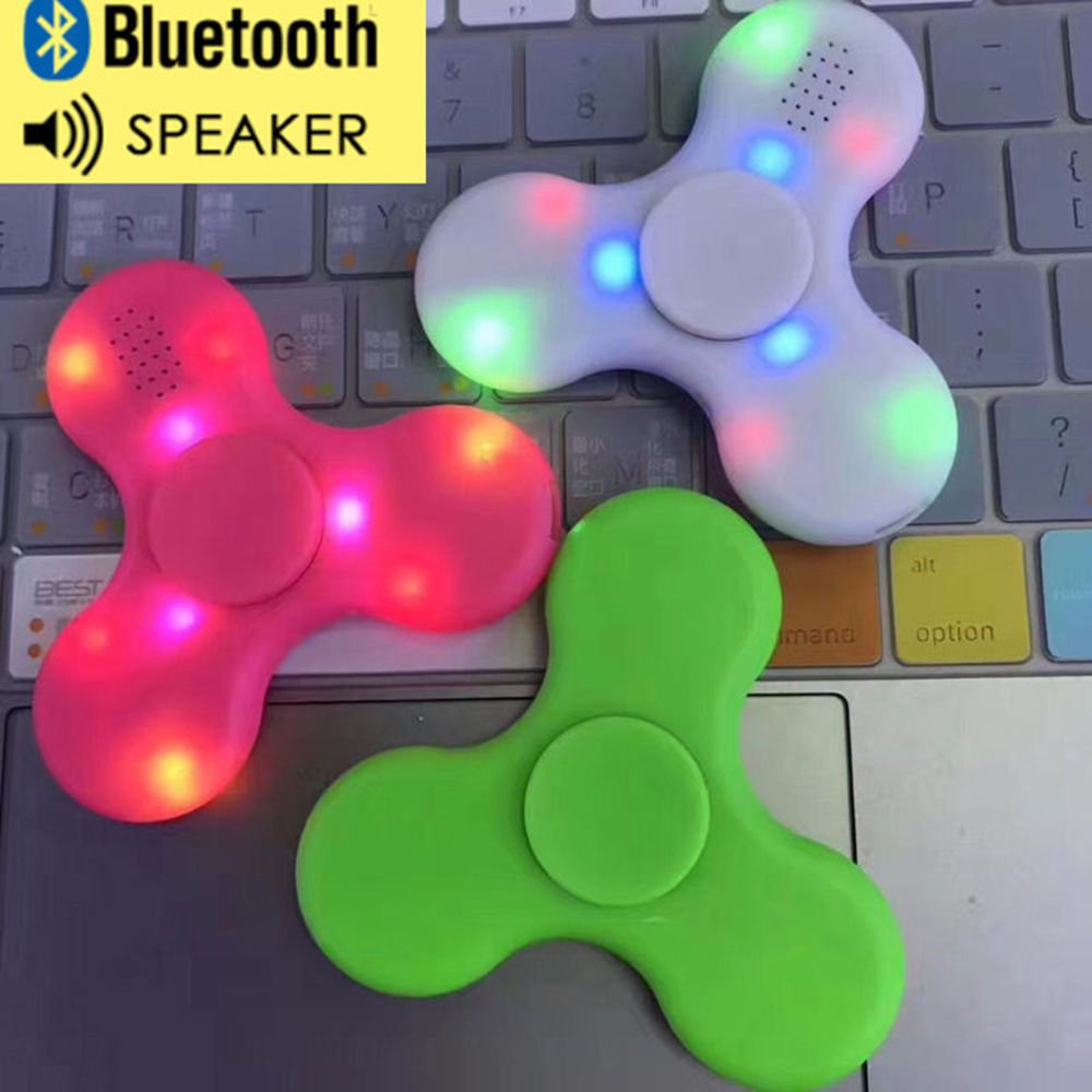 For Kids Alduts LED Fidget Spinner with Bluetooth Speaker Hand Spinner ...