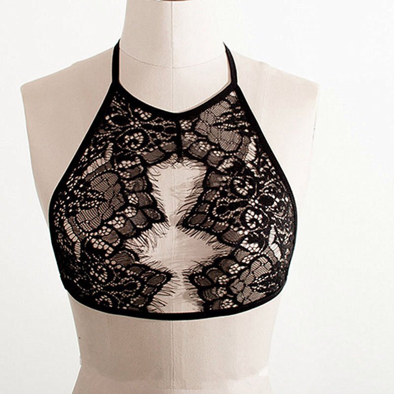 Floral Sexy Womens Lace Bralette Bralet Bra Bustier Crop Top Cami
