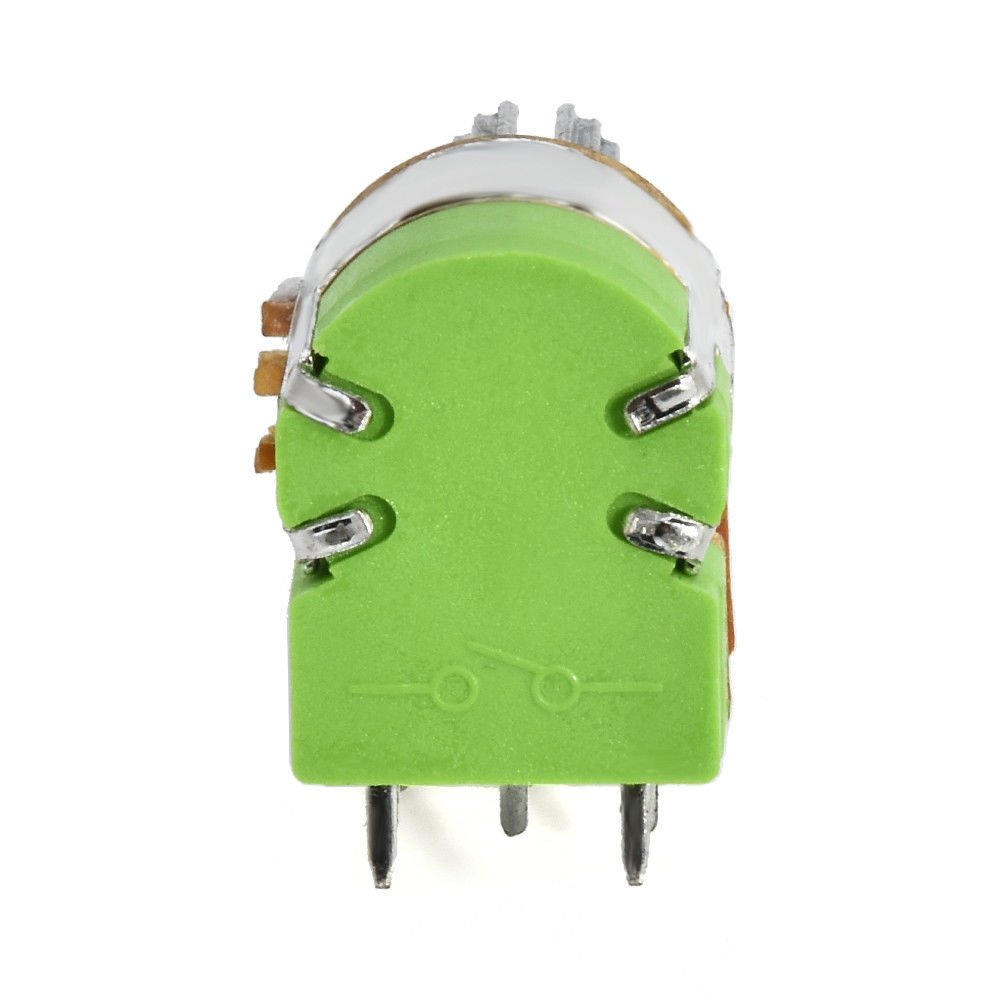 B50K 50K Ohm Dual Linear Taper Volume Control Potentiometer Switch Kit ...