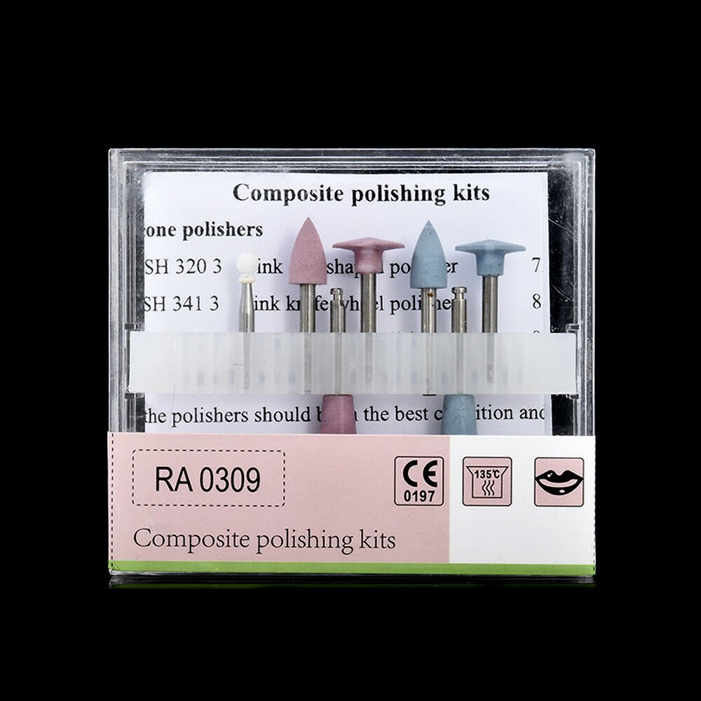 9Pcs/Box RA 0309 Dental Resin Composite Polishing Set For Low-speed ...