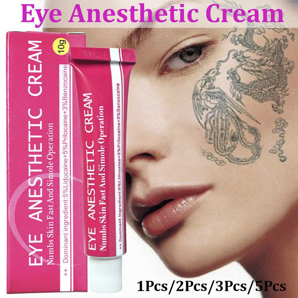 10g Useful Eye Anesthetic Cream For Eyebrows Numbing about 3 to 4 Hours NEW