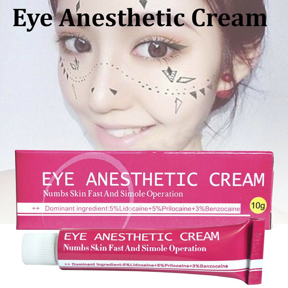 10g Useful Eye Anesthetic Cream For Eyebrows Numbing about 3 to 4 Hours NEW
