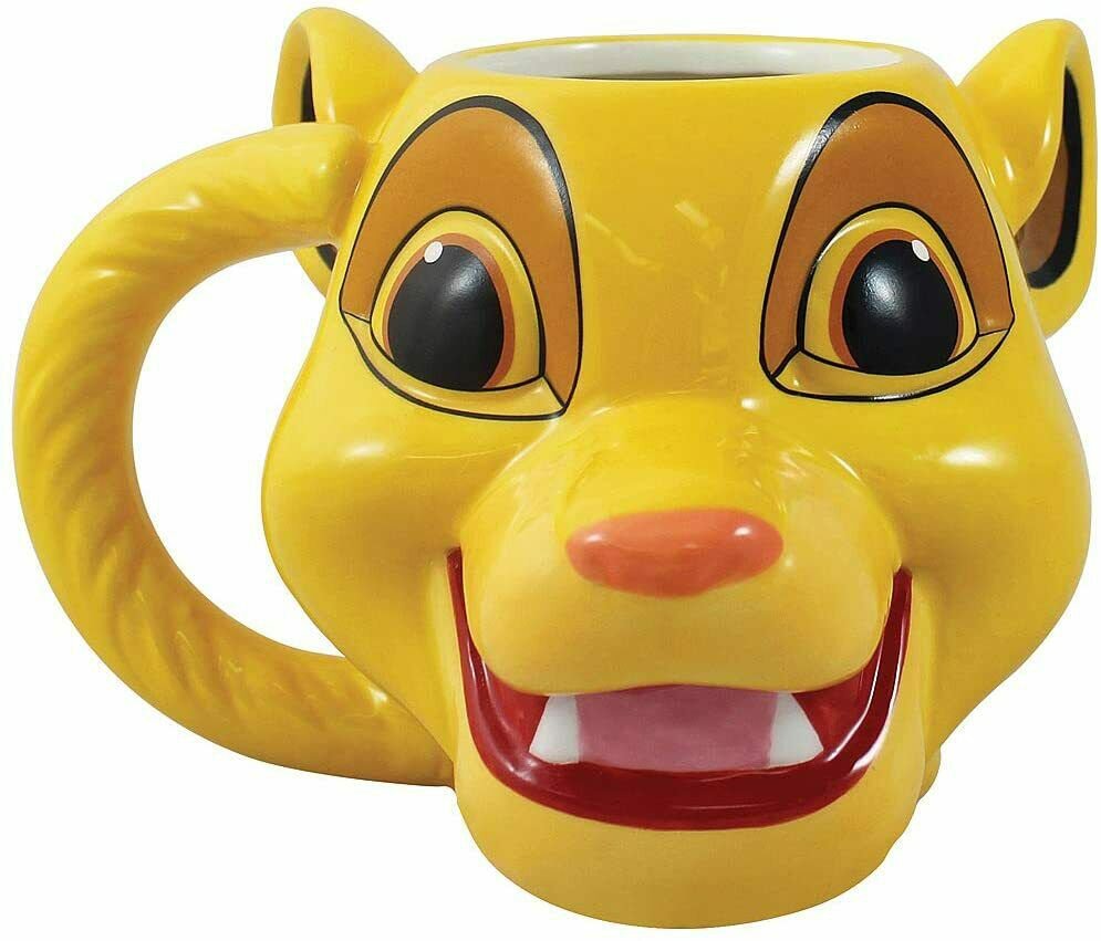 The Lion King Simba 16 oz. Sculpted Ceramic Mug Disney Character In ...