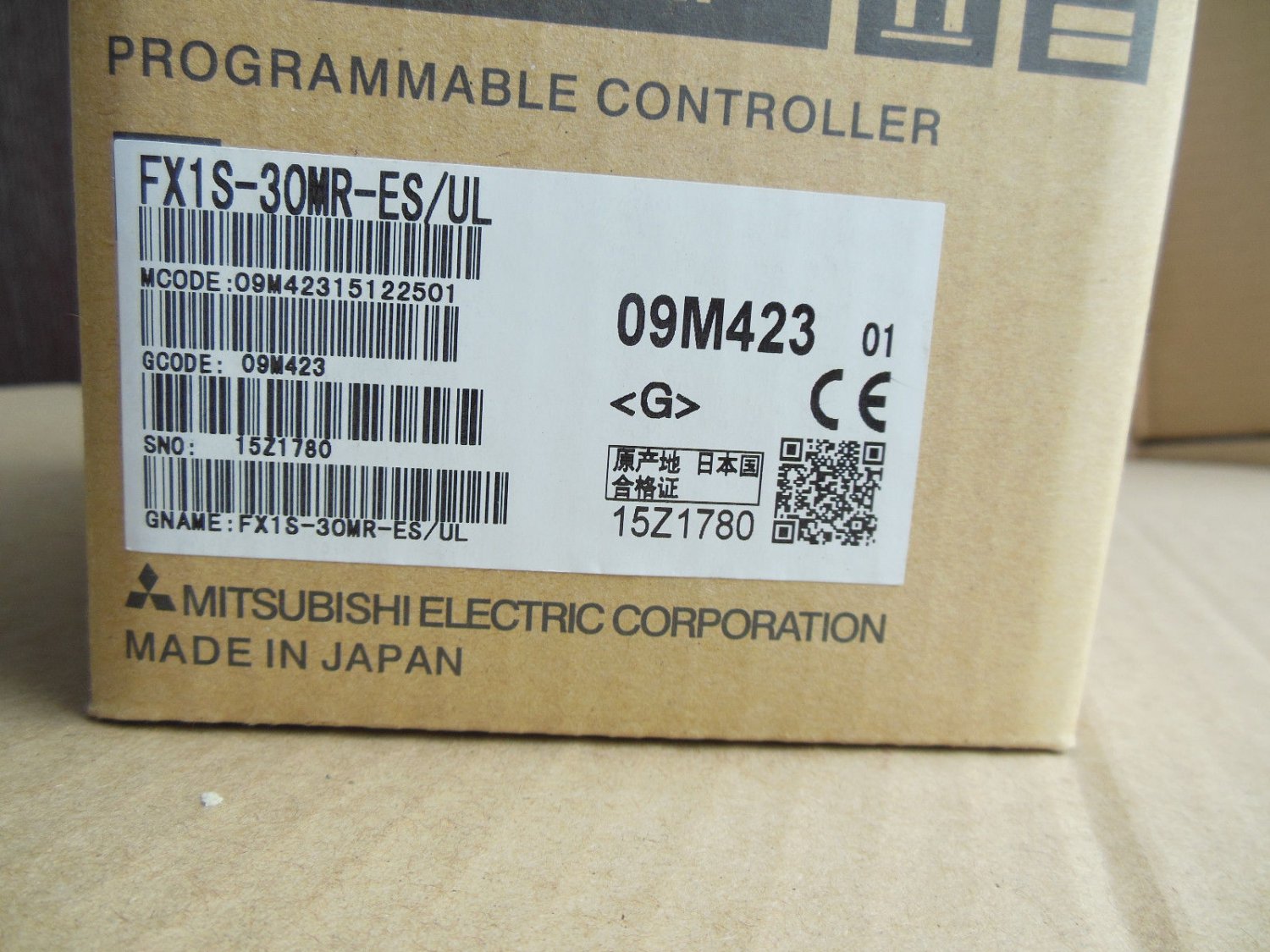 Mitsubishi PLC FX1S-30MR-ES/UL NEW EXPEDITED SHIPPING FX1S30MRESUL