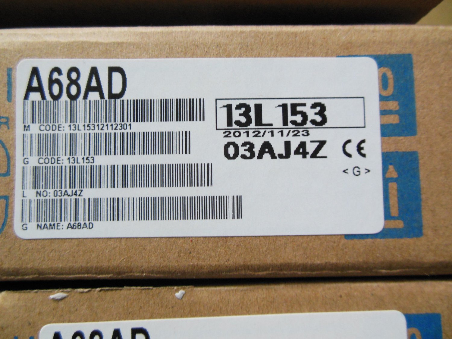 MITSUBISHI PLC A68AD EXPEDITED SHIPPING NEW