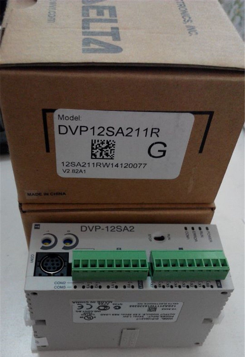 DVP12SA211R Delta SA2 Series Advanced PLC DI 8 DO 4 Relay 24VDC new in box